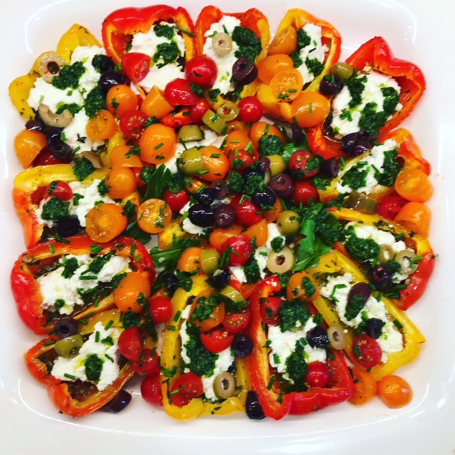 stuffed roasted peppers ~ - Sous Salt