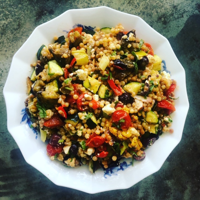 roasted vegetables with cous cous ~ - Sous Salt